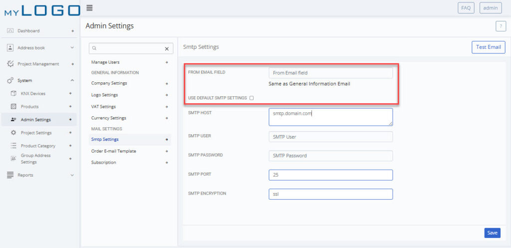 Mail Settings - BEMI Automation | Experts in Lighting Design and Smart ...