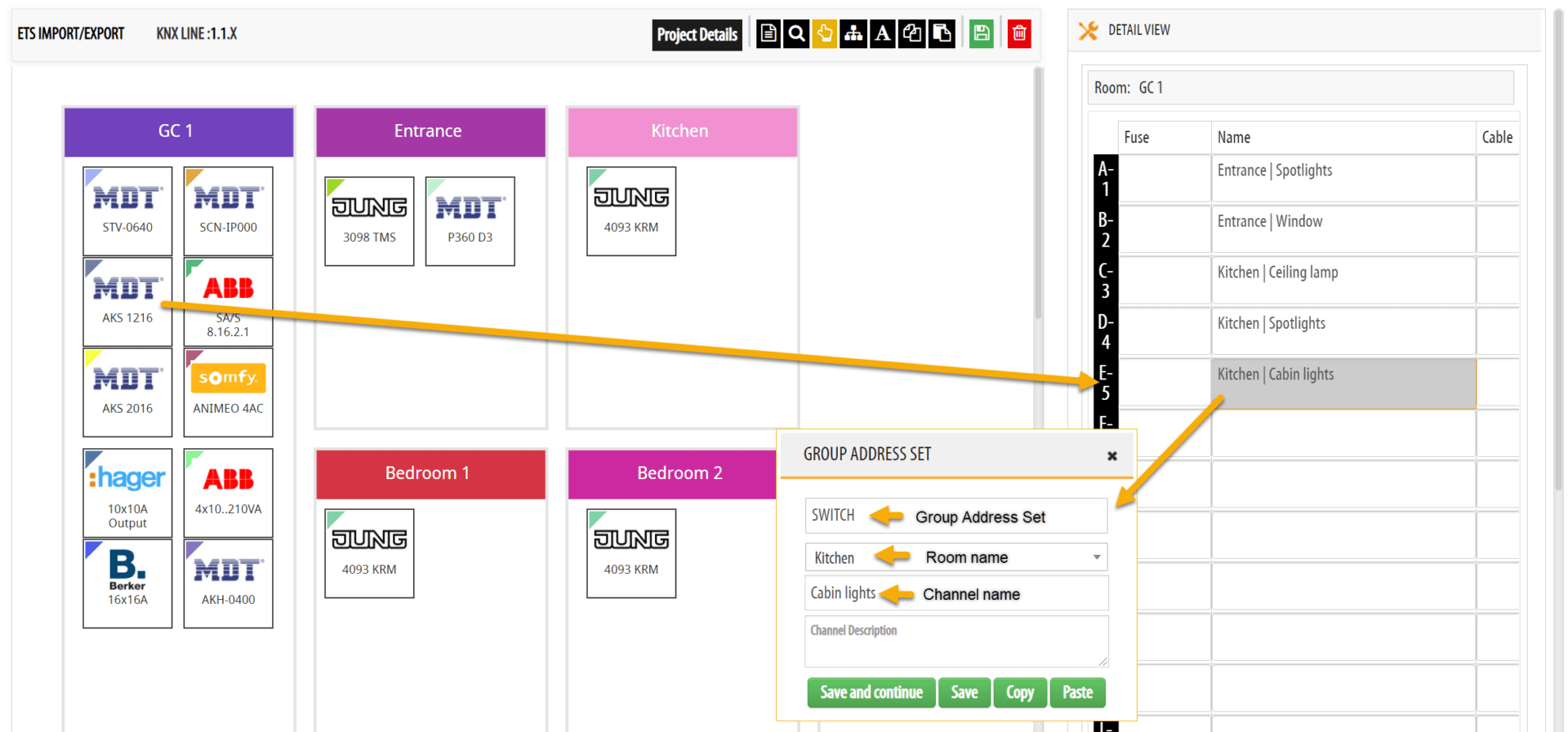 KNX group address help - BEMI Automation | Experts in Lighting Design ...