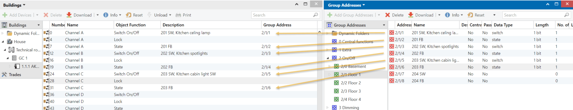 KNX Group Address Best Practices and Guidelines - BEMI Smart-Home